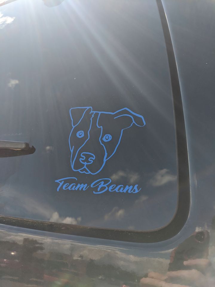 Vinyl Decal Team Beans Fundraiser – Paw Prints Screen Printing, LLC